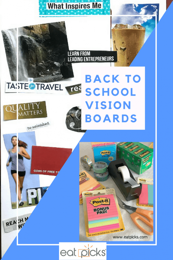 How to Create Easy Back to School Vision Board | Eat Picks