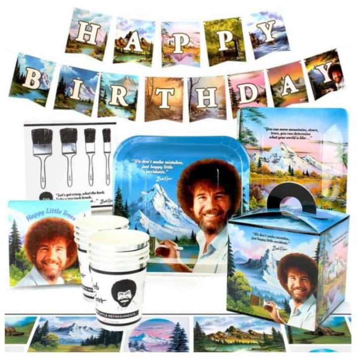 Top 5 Things You Need For Bob Ross Themed Birthday Party | Eat Picks