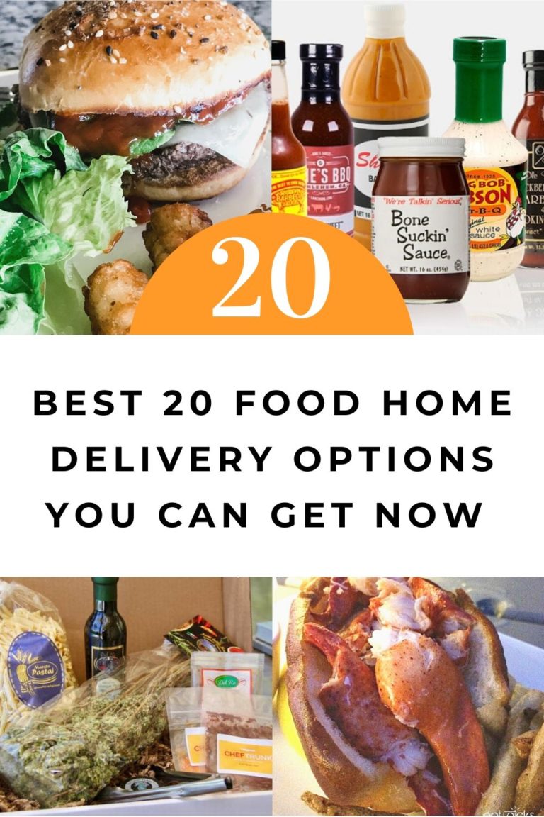 Best 20 Food Home Delivery Options you can get NOW | Eat Picks